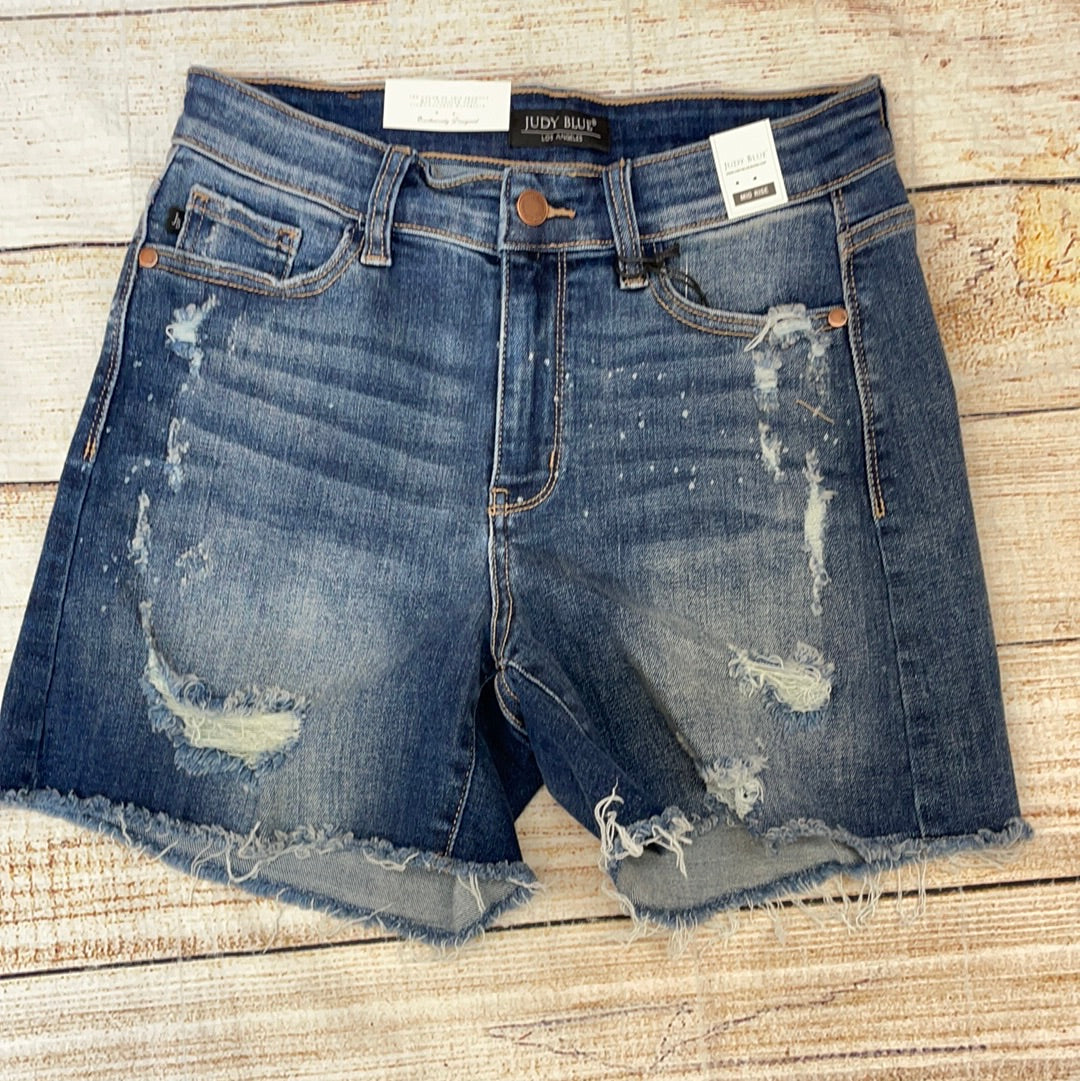 Judy Blue Bleach Splashed Shorts – The Clothing Loft Boutique